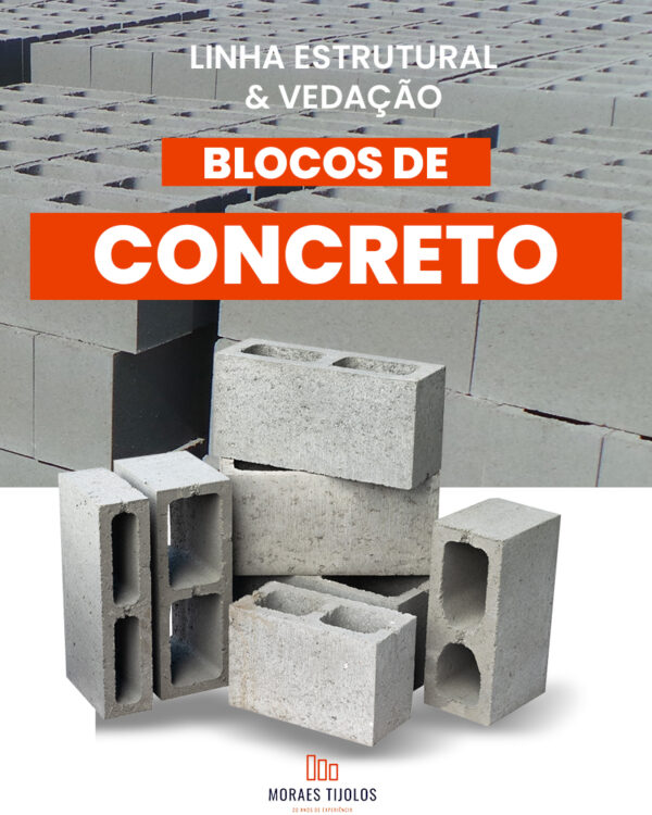 Blocos de Concreto — Moraes Tijolos - Direto da Fábrica